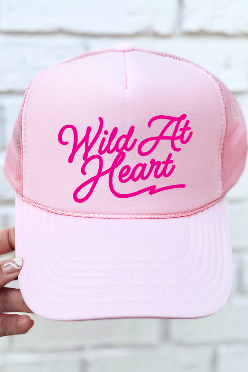 Pink Wild At Heart Otto Soft Pink Foam Front Trucker Hat | HH – Howdy Honey