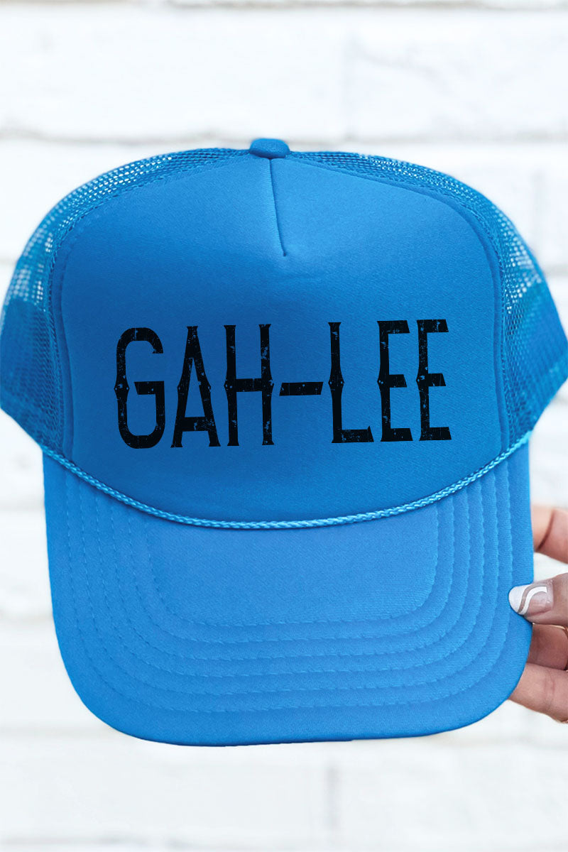 Gah-lee Otto Columbia Blue Foam Front Trucker Hat | HH – Howdy Honey