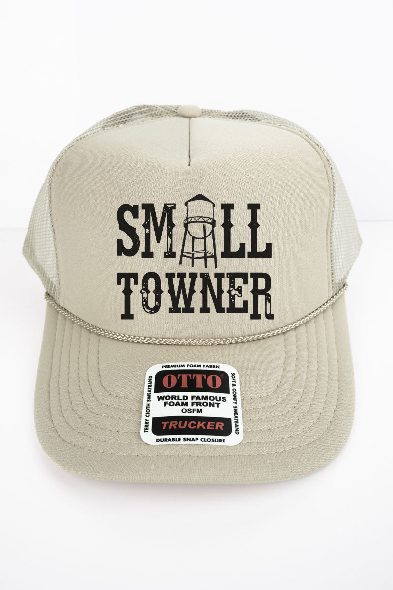 Small Towner Otto Khaki Foam Front Trucker Hat | HH – Howdy Honey