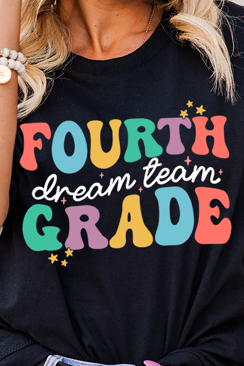 Dream Team Fourth Grade Short Sleeve Relaxed Fit T-Shirt | HH – Howdy Honey