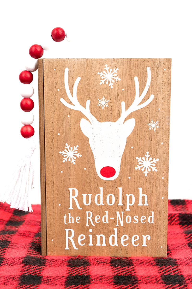 9.25 x 6 'Rudolph The Red-Nosed Reindeer' Tabletop Book | HH – Howdy Honey