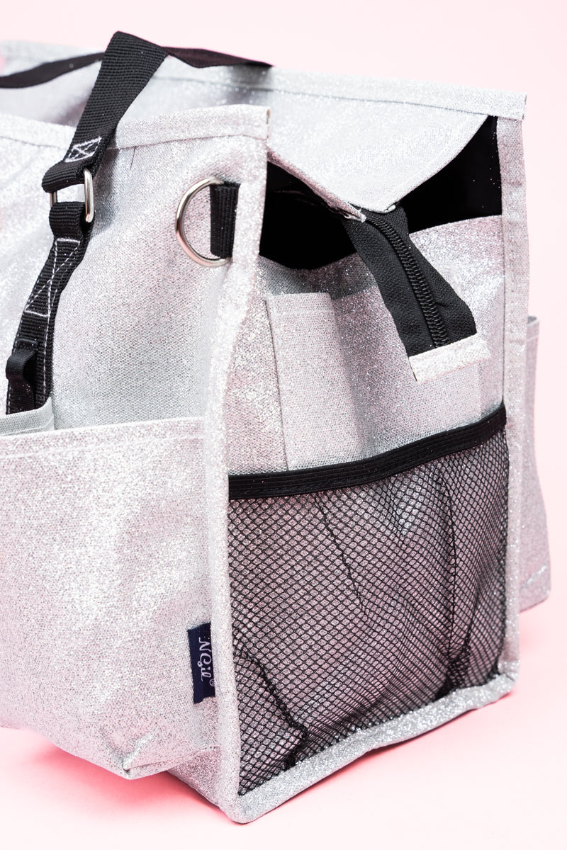 Silver Glitz & Glam Get Organized Tote | HH – Howdy Honey