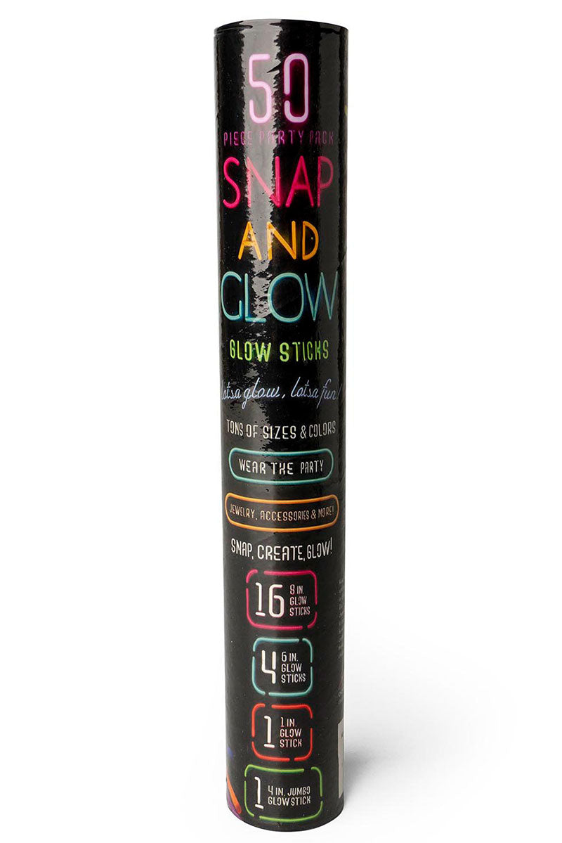 Snap And Glow Sticks - 50 Piece Party Pack | HH – Howdy Honey