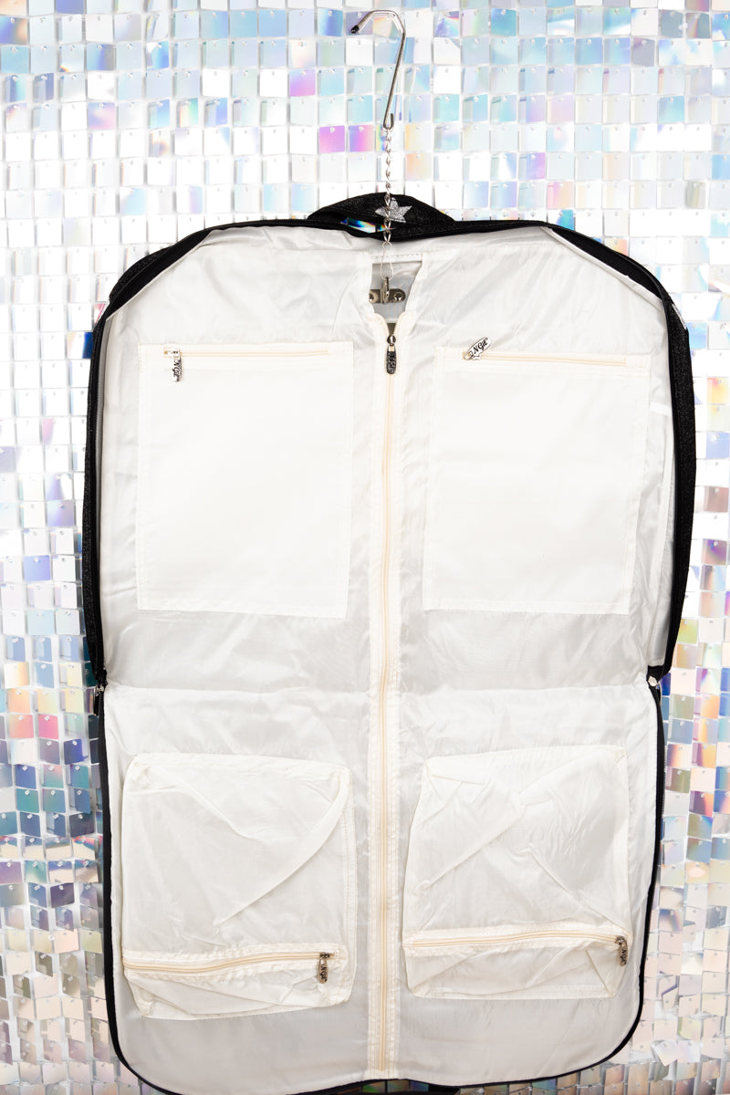 Black Starry Glitz & Glam Garment Bag | HH – Howdy Honey