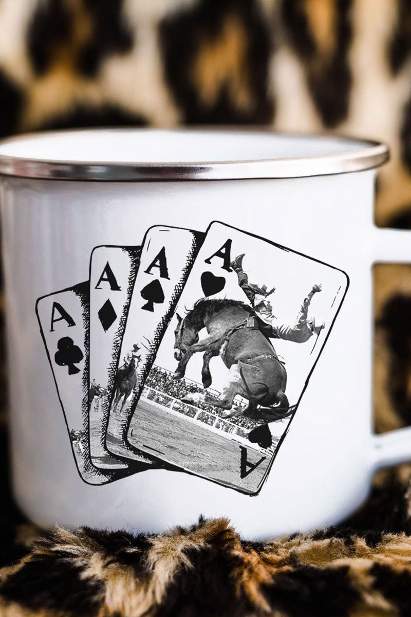 Rodeo Playing Cards Campfire Mug | eWAM – Howdy Honey
