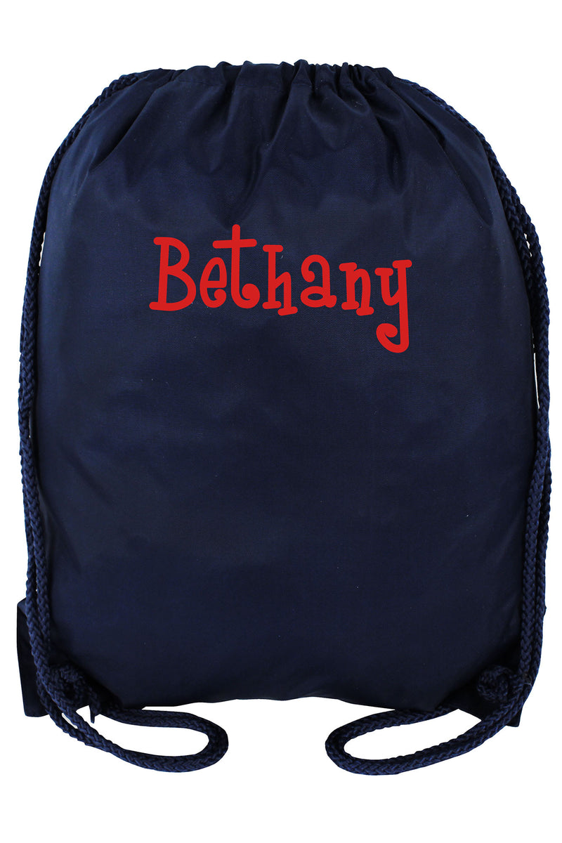 Navy Blue Drawstring Backpack #8881-NAVY | eWAM – Howdy Honey
