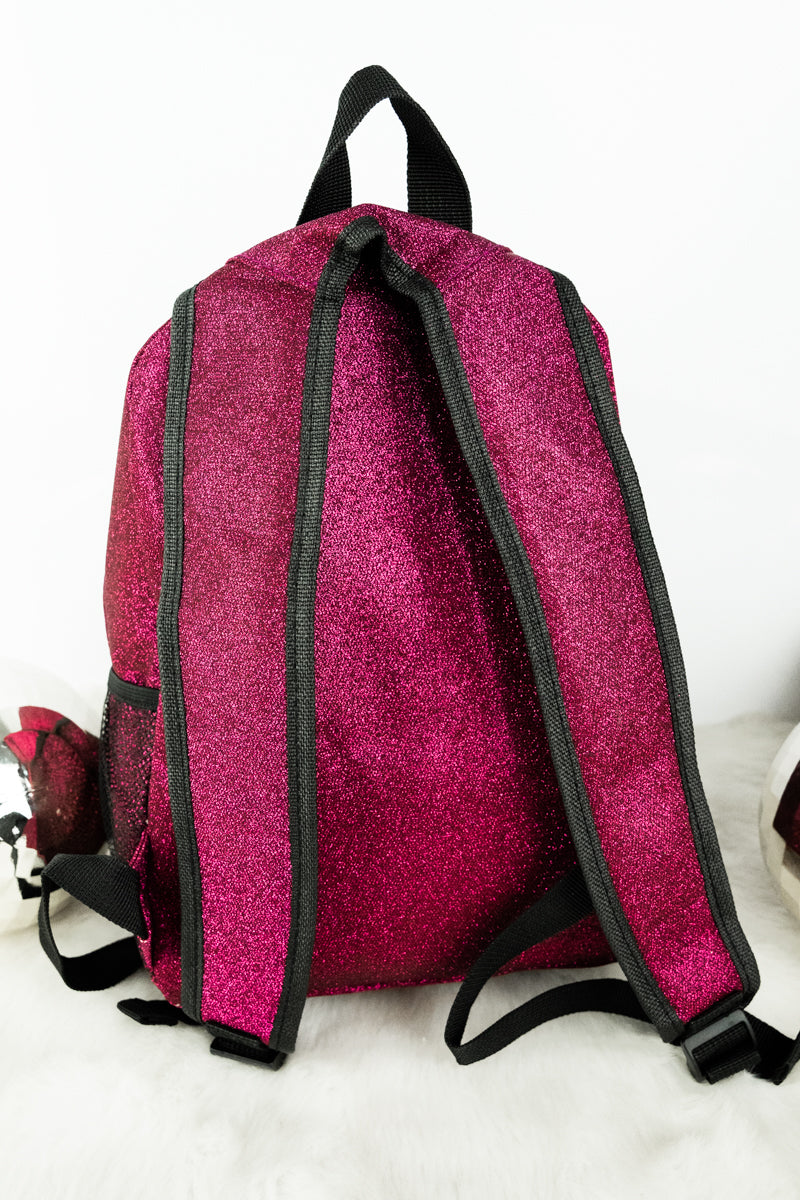 Hot Pink Glitz & Glam Medium Backpack | eWAM – Howdy Honey