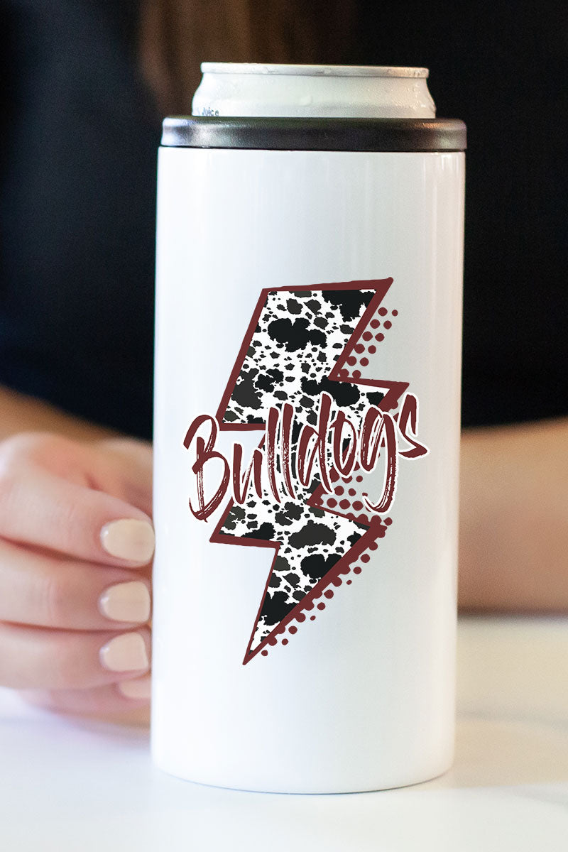 Lightning Strike Bulldogs Stainless Steel Slim Hugger| Howdy Honey